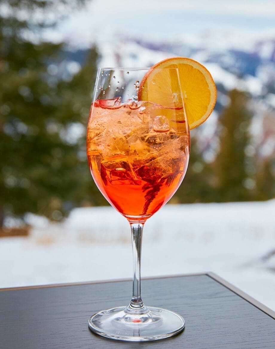 Après-Ski Aperol Spritz by The Little Nell - KK Travels Worldwide